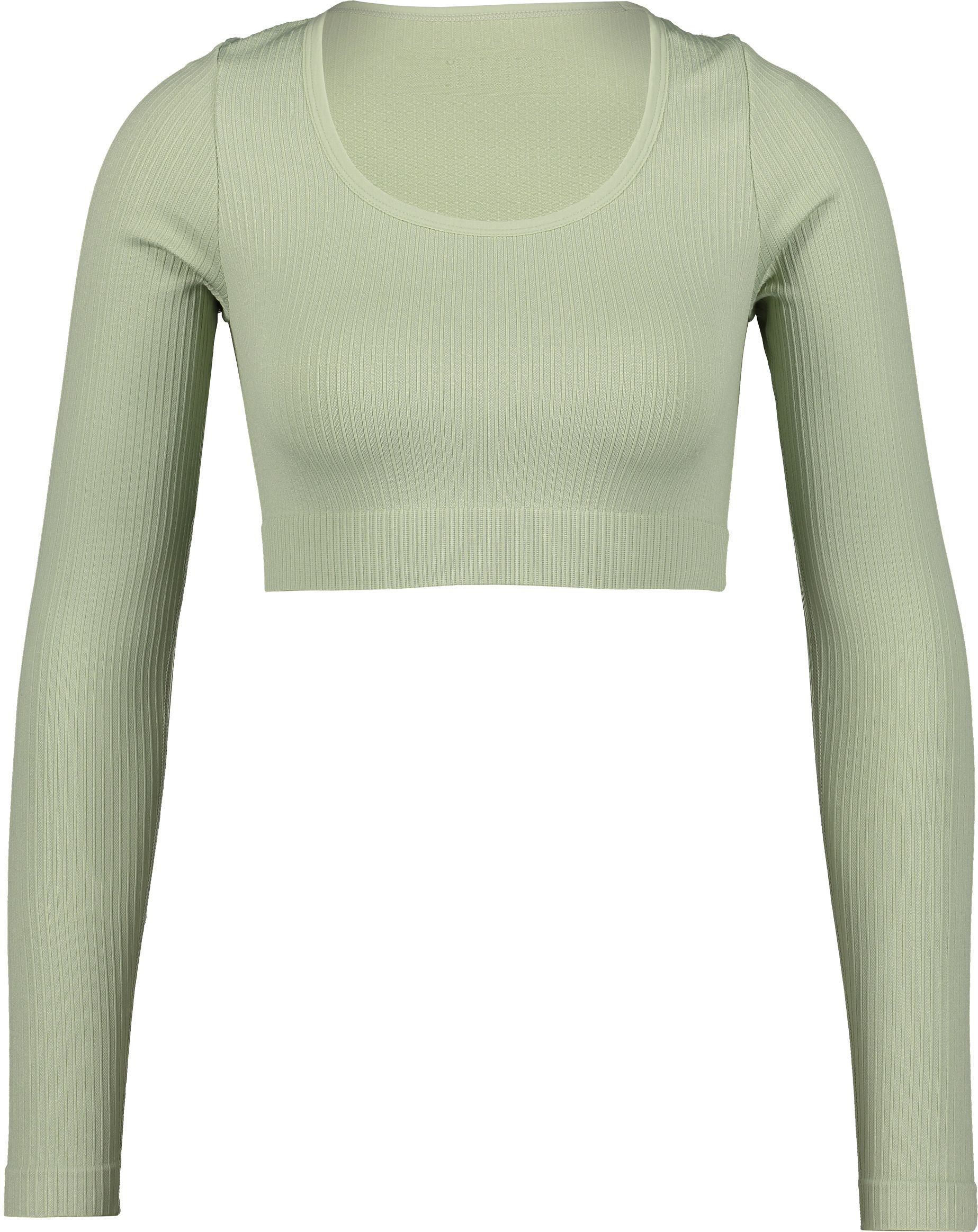 TRIDRI RIBBED SEAMLESS CR LS W | Stadium Outlet